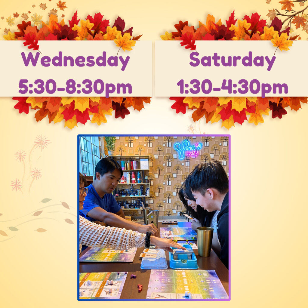 Y NOT TODAY Calgary Board Game and Bingsu Cafe - Y NOT TODAY